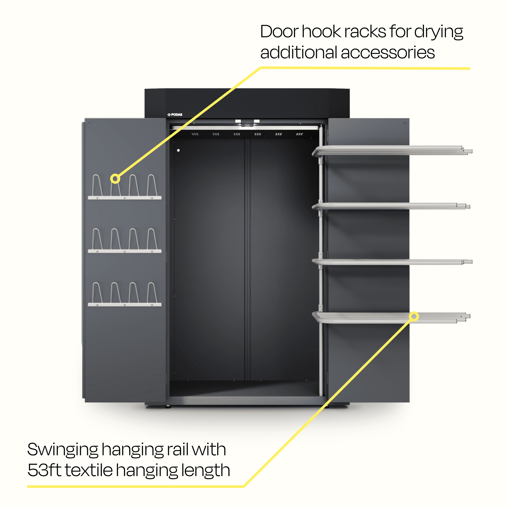 Flexible Drying Cabinet Interior Design | Customizable Solutions